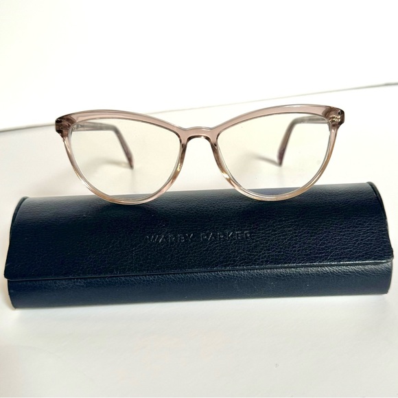 Warby Parker | Accessories | Warby Parker Louise Clear Blush Glasses ...